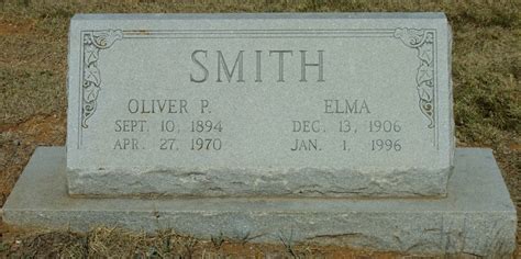 Oliver P Smith 1894 1970 Find A Grave Memorial