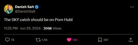 The SKY Catch Should Be On Corn Hub R Ipl