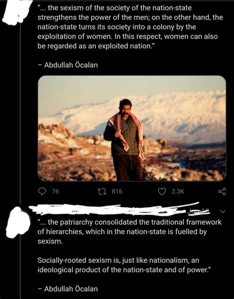 Öcalan Says That Sexism Is One Of The Main Ideological Pillars Of The