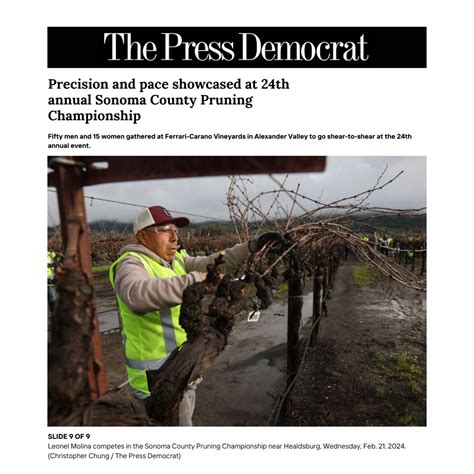 Riggs Lokka On Linkedin The Sonoma County Pruning Championships Are A Huge Undertaking And Are A…