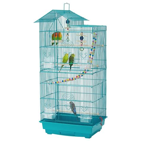 Blue Parakeet Cage