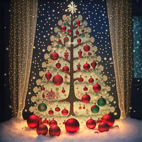 Download Ai Generated Tree Decoration Royalty Free Stock