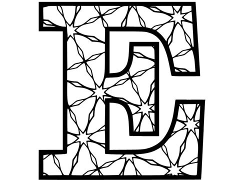 Coloriage Dessiner Lettre E Simple Gratuite Dessin Gratuit à Imprimer