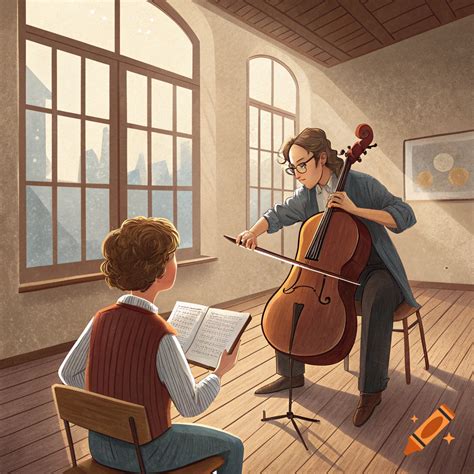 An Asian Music Teacher Helps A Student Play The Piano In A Room With