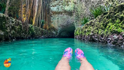 Recorrido Por Río Subterráneo Parque Xcaret México Periodistas Viajeros