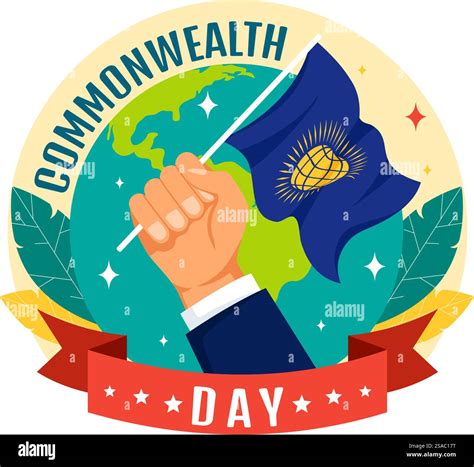 Commonwealth Day Vector Illustration On 24 May Of Helps Guide