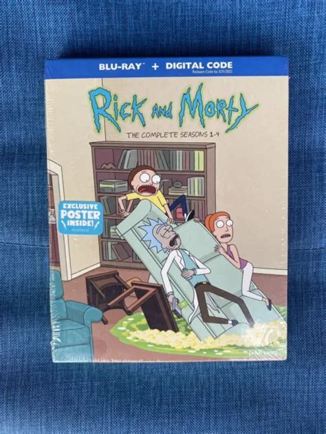 Rick And Morty The Complete Seasons 1 4 Blu Ray Brand New Sealed Eur