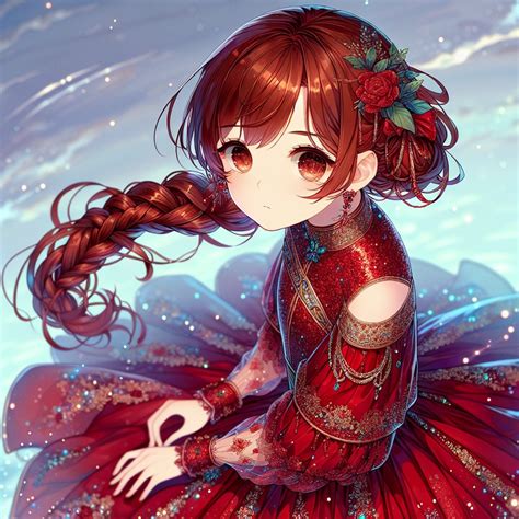 Anime Girl Looking Down Anime Girl Fanart