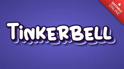 Tinkerbell Lettertype Text Effect Generator Tinkerbell Lettertype Text Effect Generator