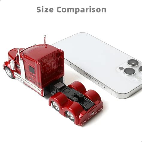 Semi Truck Toy 164 Scale Alloy Metal Diecast Heavy Semi Truck Trailer