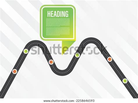 Roadmap Infographic Design Template Place Your Stock Vector Royalty Free Shutterstock