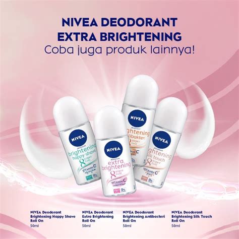 Nivea Deodorant Roll On Brightening Happy Shave 25ml Lazada Indonesia