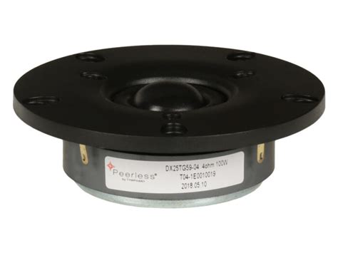 Peerless Da25tx00 08 1 Corundum Dome Tweeter Electrocarts
