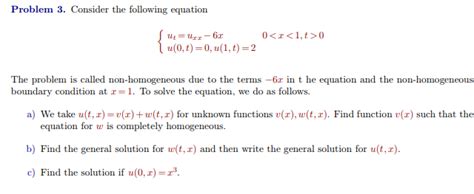 solved problem 3 consider the following equation