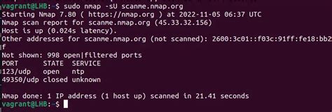 Scanning All Or Specified Ports With Nmap