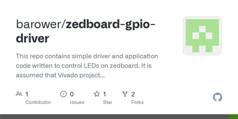 Github Barowerzedboard Gpio Driver This Repo Contains Simple Driver