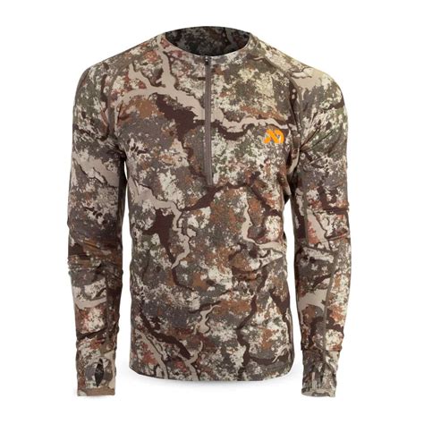 First Lite Mens Wick Quarter Zip Specter Camo Lancaster Archery Supply