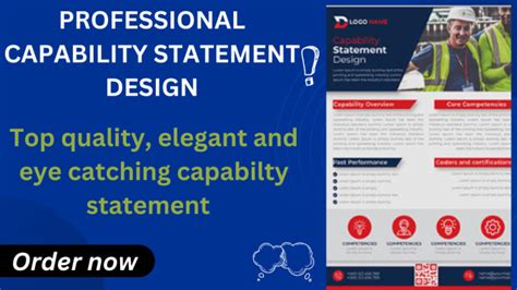Write And Design Capability Statement And Professional Flyer For Business By Samuels Hess Fiverr