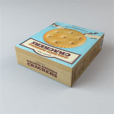 골든 라운드 크래커 3d 모델 5 C4d 3ds Dae Fbx Obj Free3d