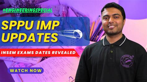 Imp Sppu Updates Engineering Insem Dates Reveal Sppu Sppuexam Exam Newupdate