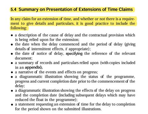 Structure Of Eot Claim Submission Ahamed Yaseer