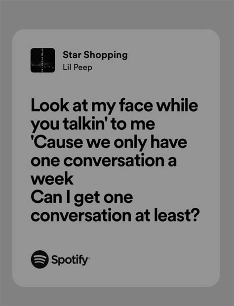 Star Shopping Lil Peep Country Song Lyrics Song Quotes Music Quotes