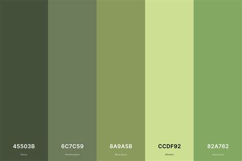 35 Best Green Color Palettes With Names And Hex Codes Creativebooster