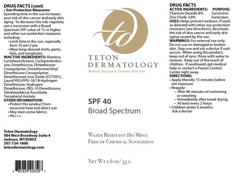 Spf 40 Broad Spectrum Details From The Fda Via