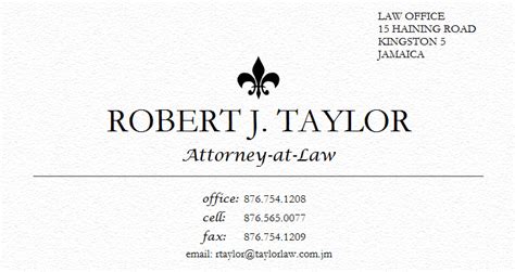 Robert J Taylor Attorney At Law