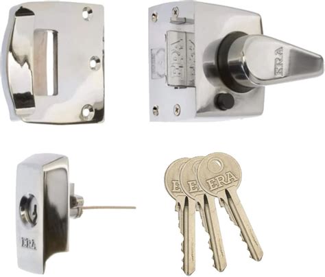 Era 1530 Auto Deadlocking Night Latch 40mm Chrome