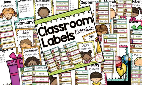 Editable Table Labels For Classroom At Oliver Vaccari Blog