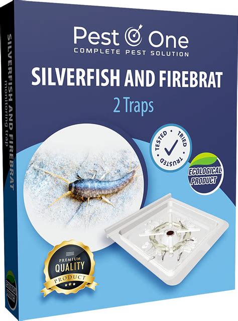 Silverfish Trap 2 Pack Ecological Silverfish Killer Non Toxic And Easy
