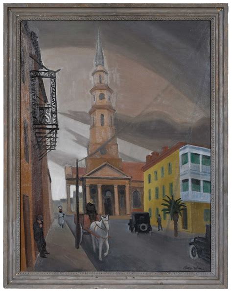 Murray Hoffman View Of Charleston Sold At Auction On 9th April Brunk