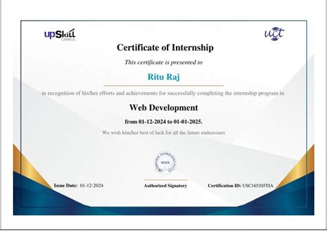 Internship Learning Growth Careerjourney Ritu Raj