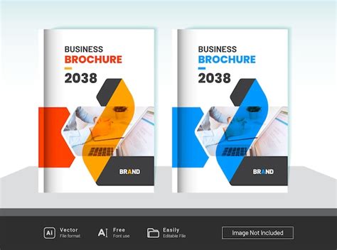 Premium Vector Business Brochure Cover Design Template Colorful