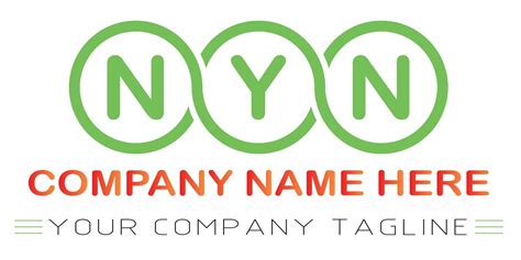 Premium Vector Nyn Letter Logo Design