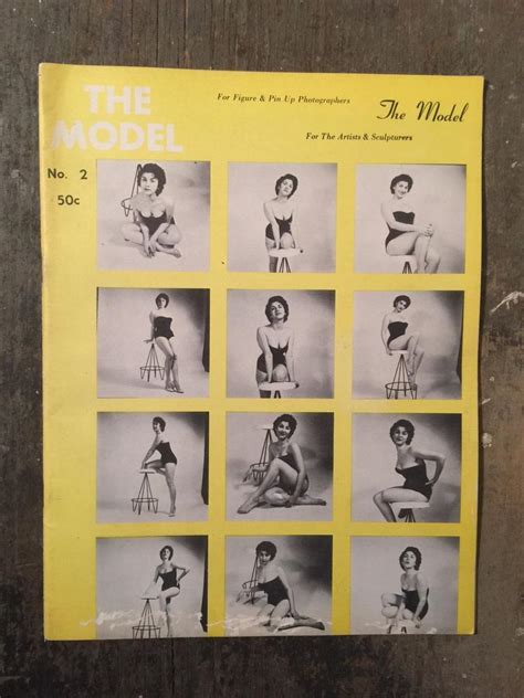 Vtg 50s The Model Magazine 2 Bettie Page Judy Oday Jackie Miller