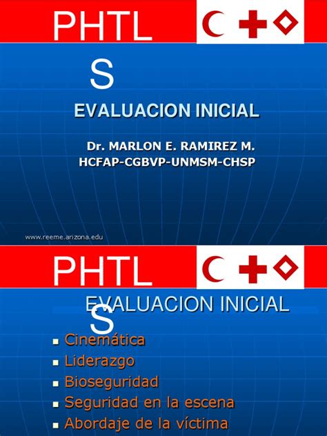 Evaluación Inicial En Trauma Phtls Pdf Lesión Emergencias Médicas