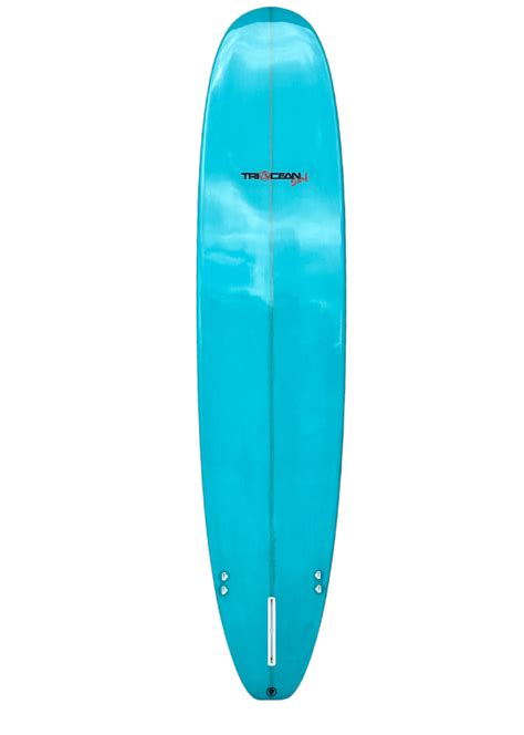 Triocean Surf 92 Longboard Turquoise Polished Triocean Surf Surfboards Xcel Wetsuits