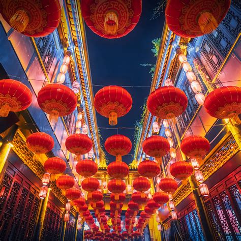 Lantern Festival Wallpaper 4k Chinese New Year China Lanterns