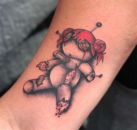 29 Effigy Voodoo Doll Tattoo Ideas And Meaning Tidy Tale