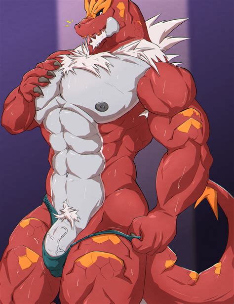 Rule 34 Anthro Balls Bara Barazoku Bulge Dinosaur Flaccid Garchomp