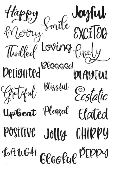 Different Handwriting Styles For Girls