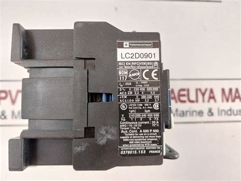 Telemecanique Lc1 D09 01 3 Pole Reversing Contactor 24v