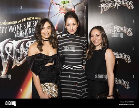 Olivia Wayne Jemma Wayne And Anna Marie Wayne Arrive At The Gala Performance Of Jeff Waynes