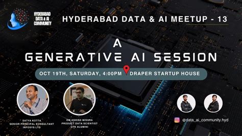 Hyderabaddataandaicommunity Generativeai Ai Dataanalytics Networking Techmeetup Hdac