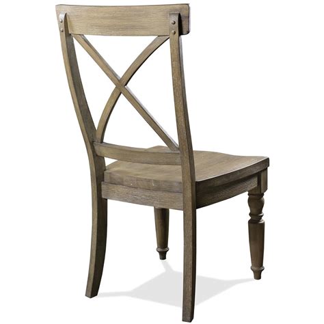 Sonora X Back Dining Chair Rustic Brown Sellwood Furniture