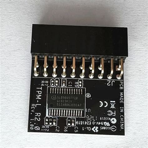 Tpm 2 0 Module 20 1 Pin Trusted Platform Module Lpc For Asus Tpm L R2 0 25x29mm £48 99 Picclick Uk
