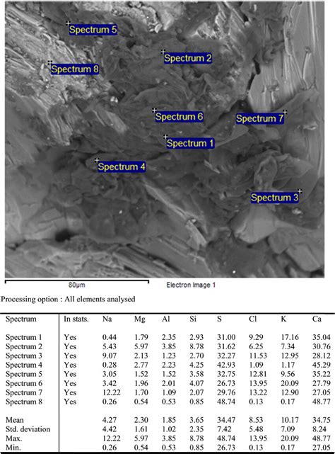 Esem Analysis Of Salts Contained In Clayey Gypsum Download Scientific Diagram
