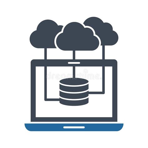 Cloud Computing Color Vector Icon Which Can Easily Modify Or Edit Stock